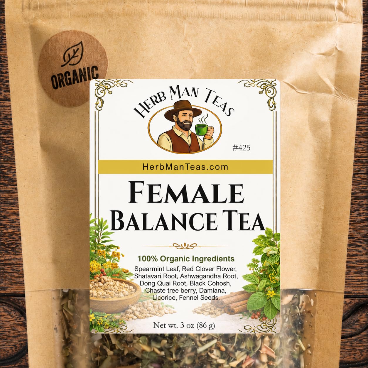 organic female hormone balance tea