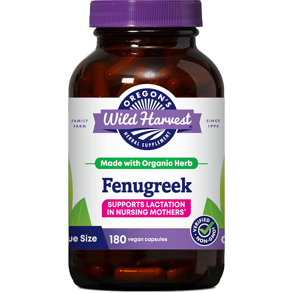 organic fenugreek capsules for lactation