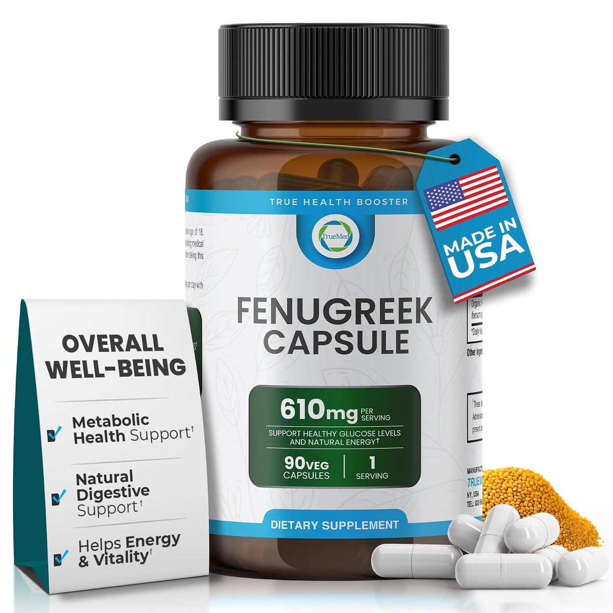 organic fenugreek multivitamins for energy