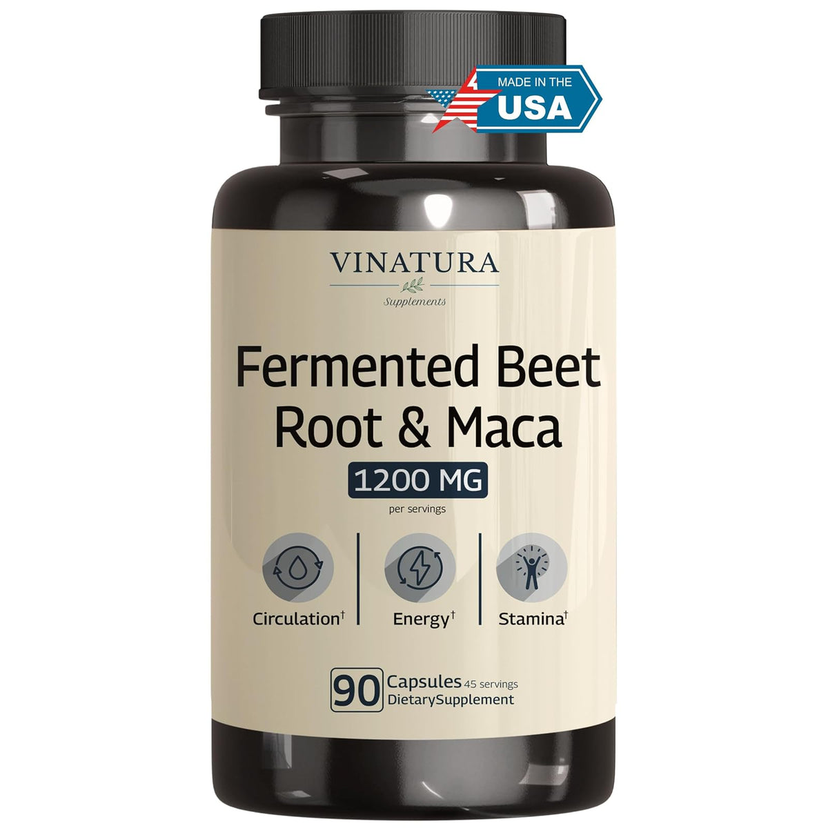 organic fermented beet root capsules