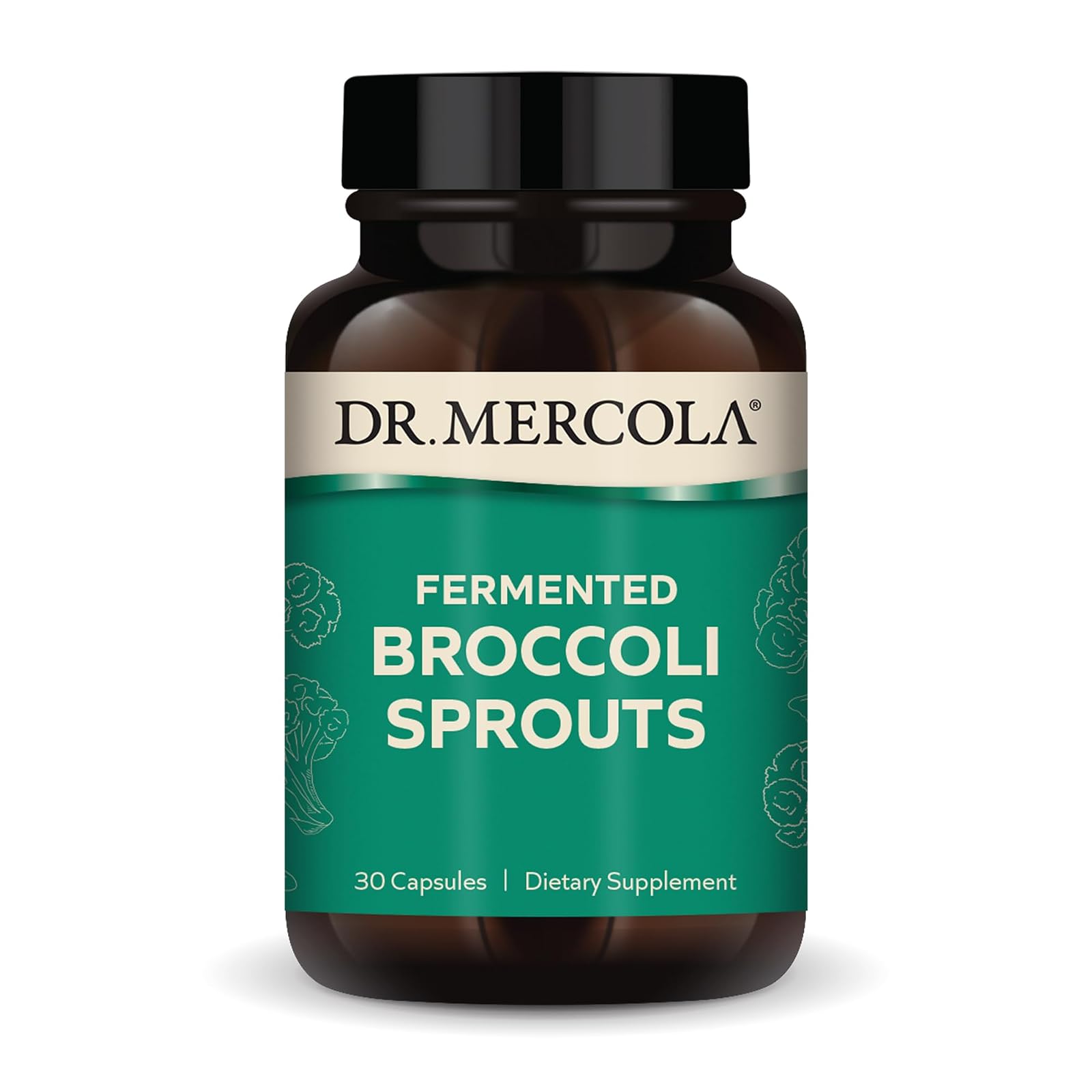 organic fermented broccoli sprouts capsules