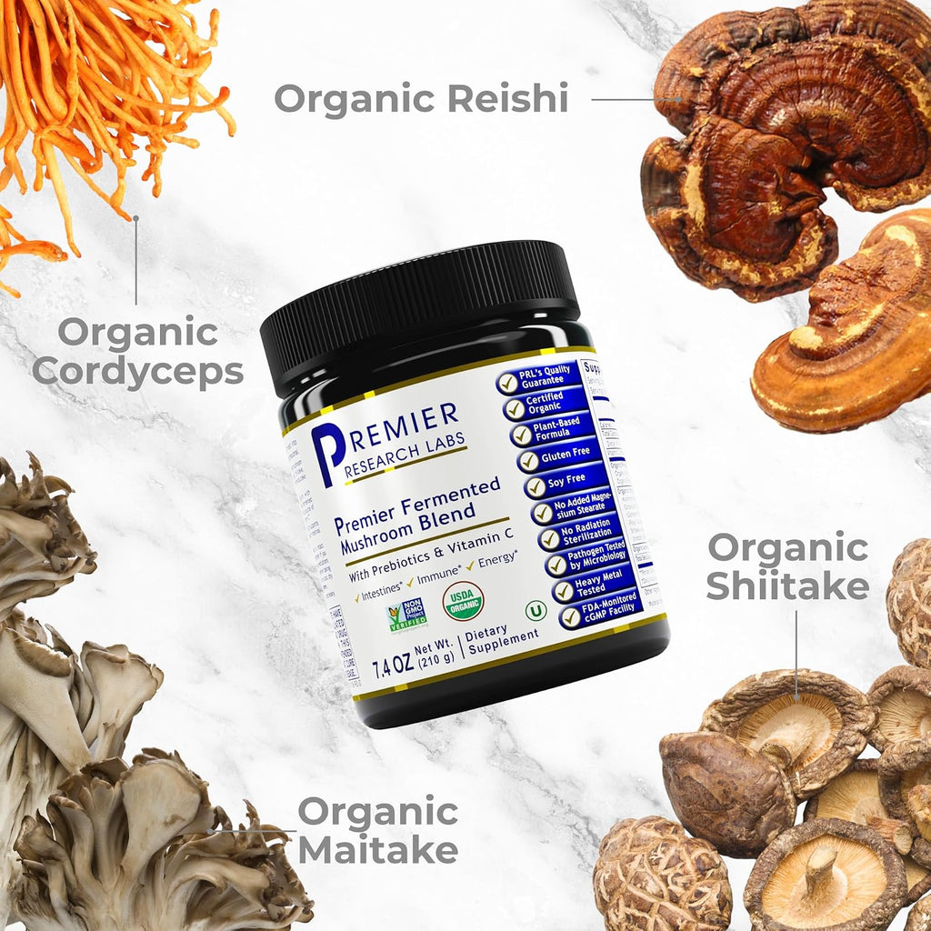 organic fermented mushroom blend for immunity