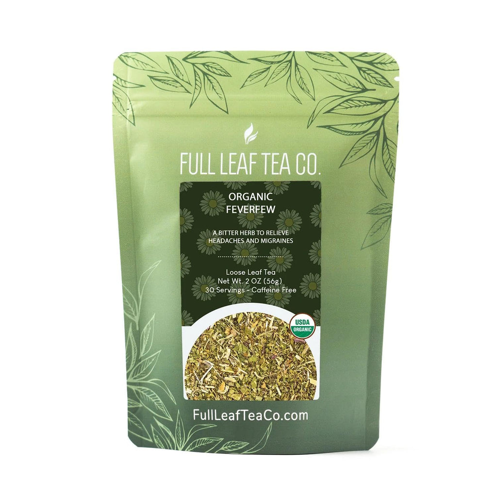 organic feverfew herbal tea