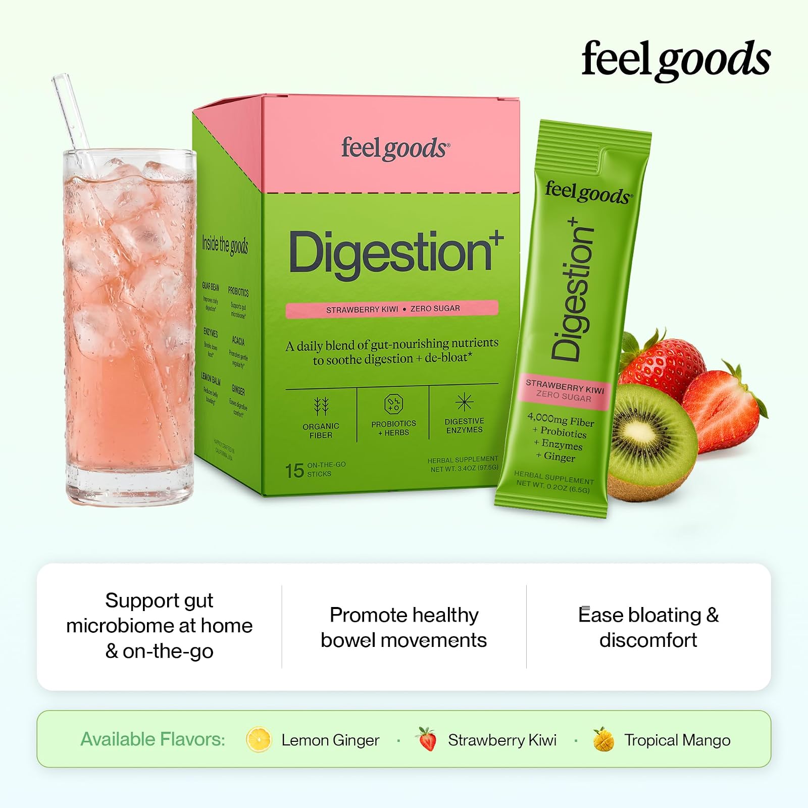 Organic fiber and probiotic blend benefits