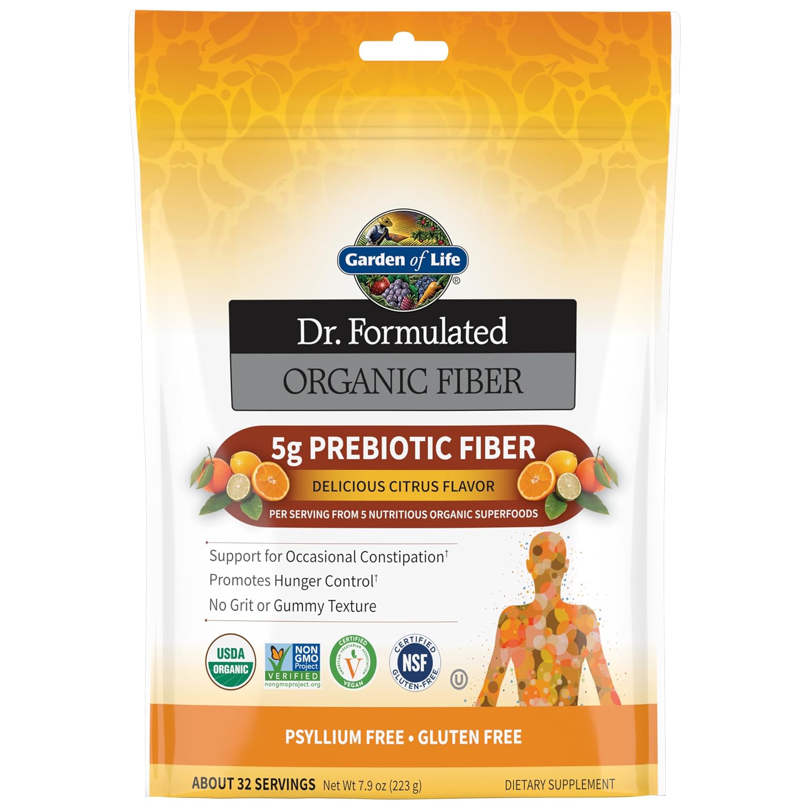 organic fiber powder for digestion