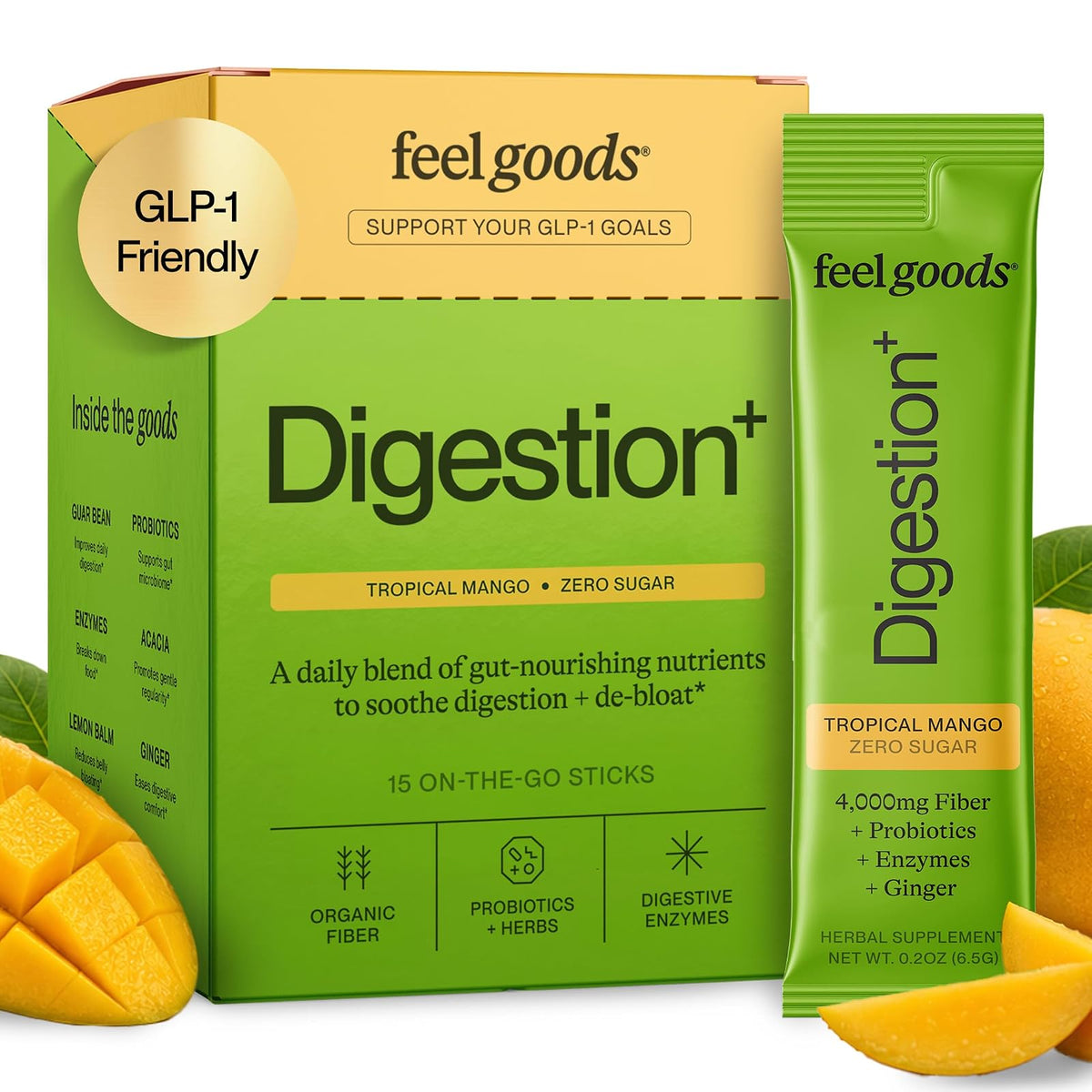 organic fiber probiotic powder benefits