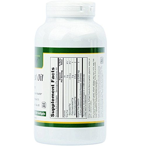 organic flax seed oil capsules