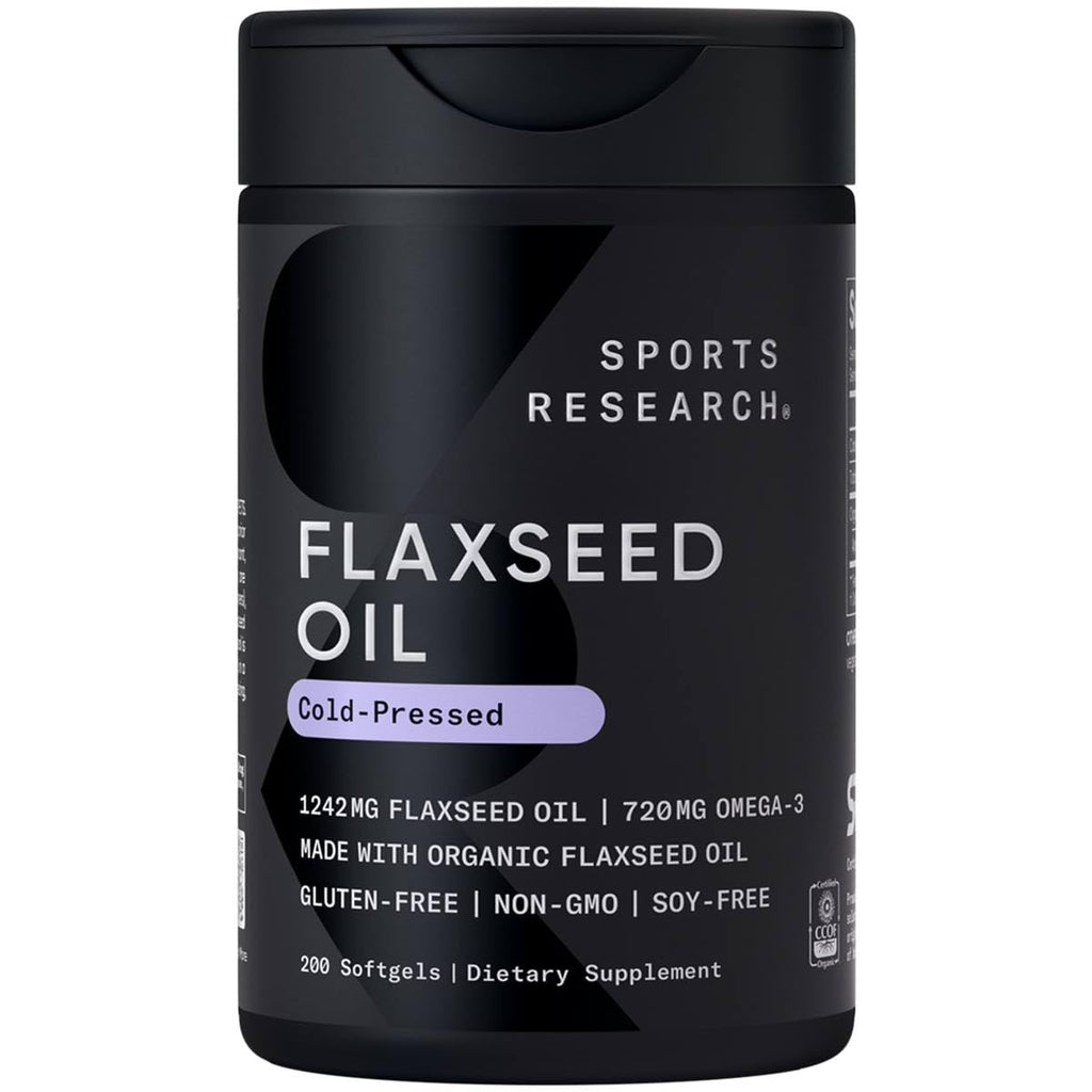 organic flax seed oil capsules