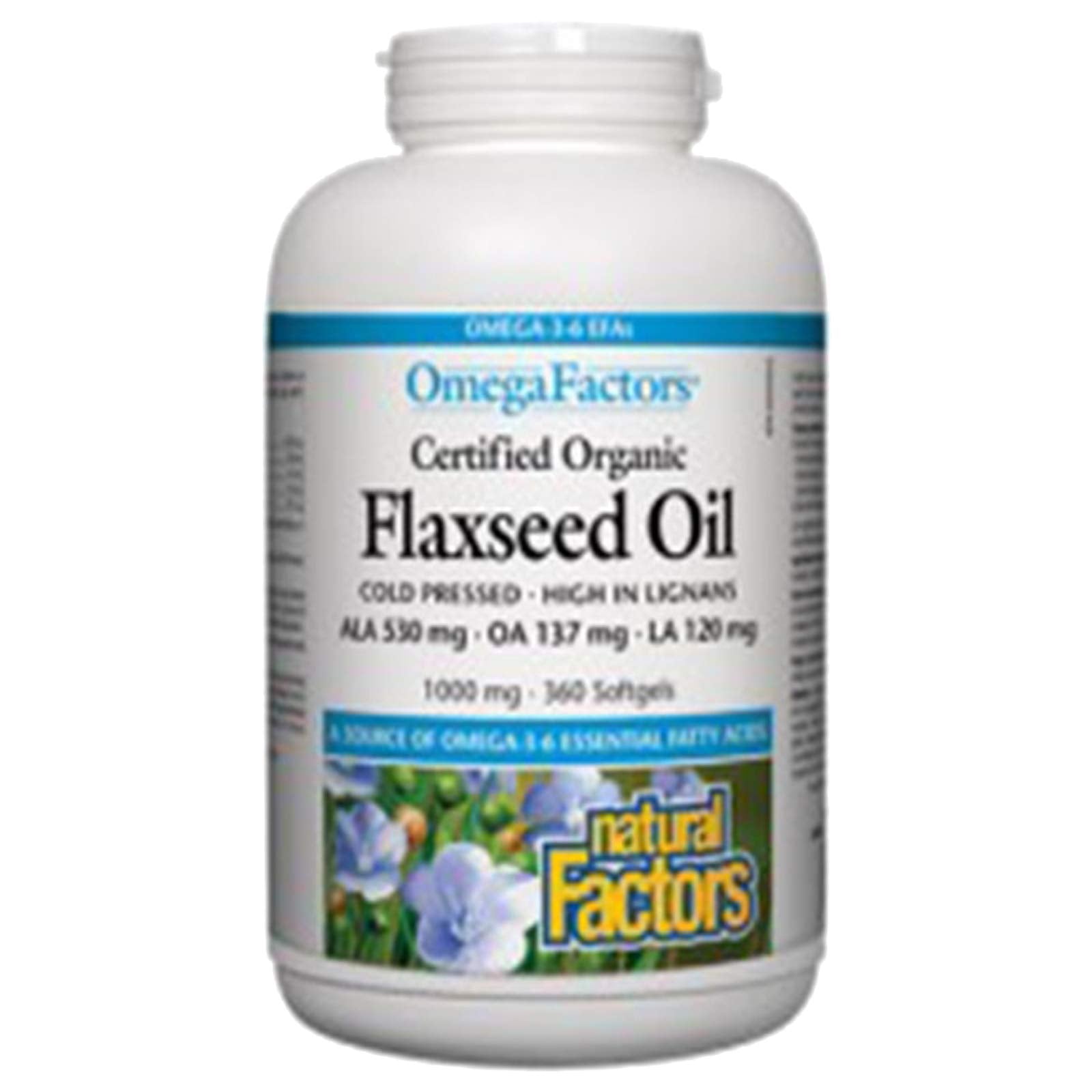 organic flax seed oil softgels