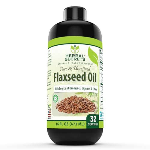 organic flax seed oil supplement