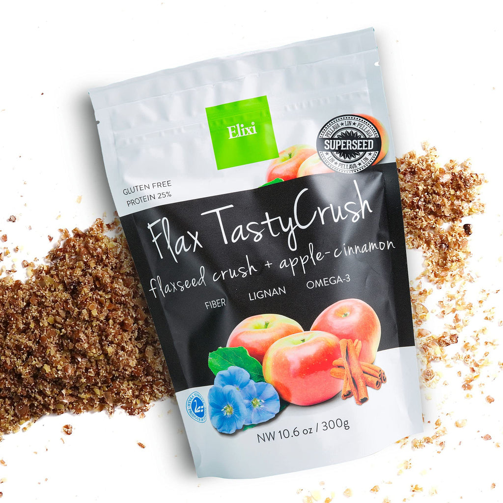 organic flaxseed apple cinnamon snack