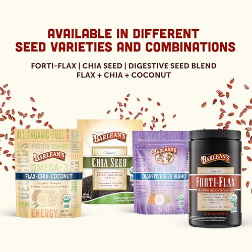 Organic flaxseed for plant-based diets