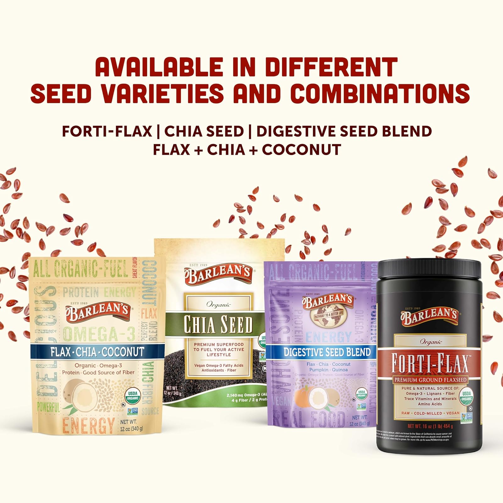 organic flaxseed for vegan diets