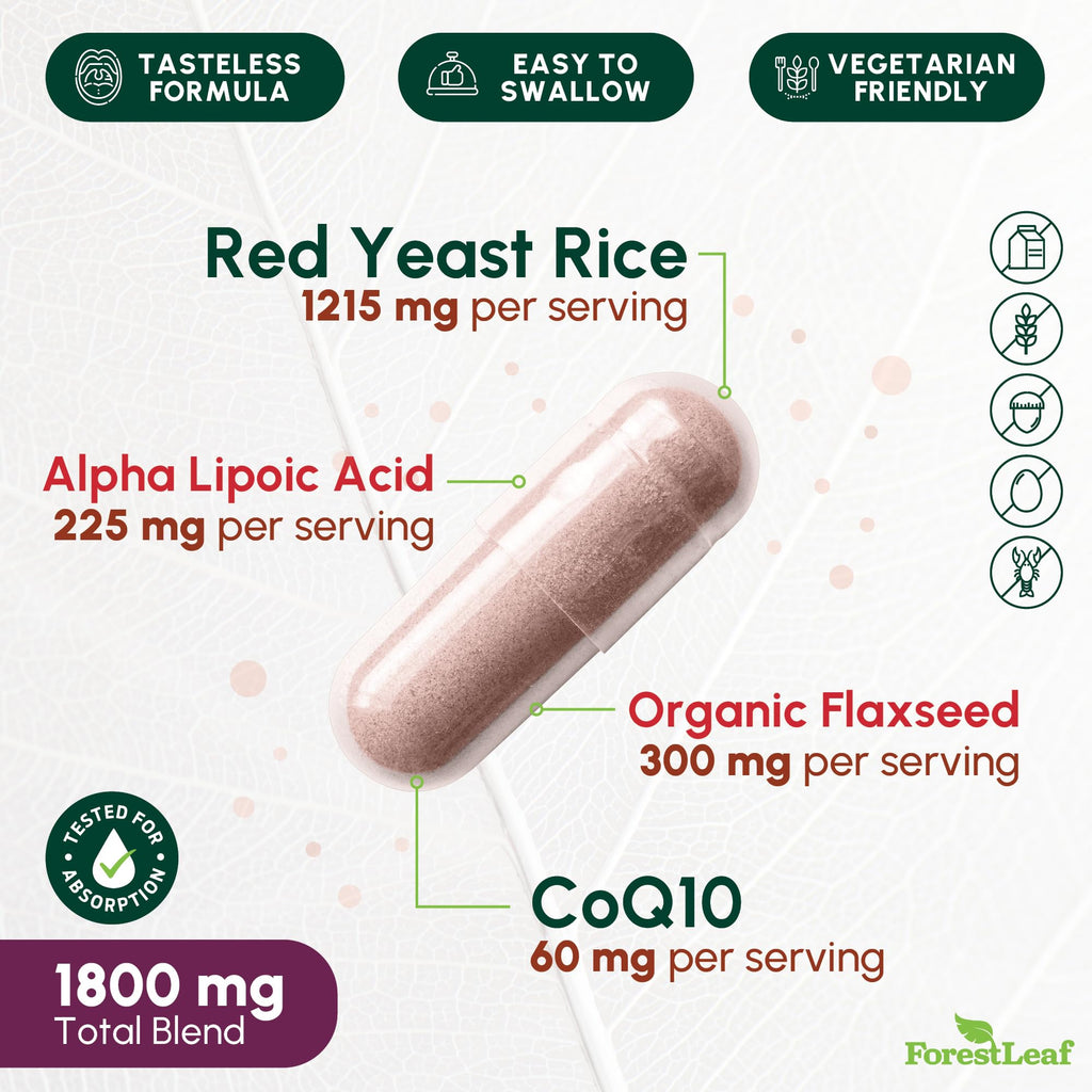 organic flaxseed in red yeast rice