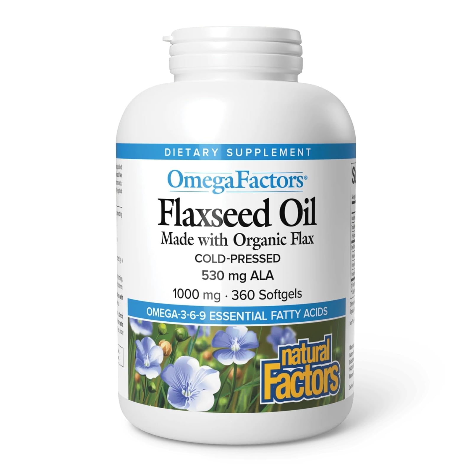 organic flaxseed oil softgels