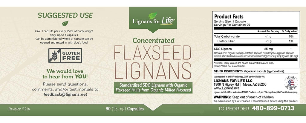 organic flaxseed supplement for pets