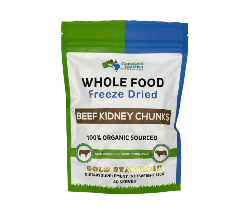 organic freeze-dried kidney chunks