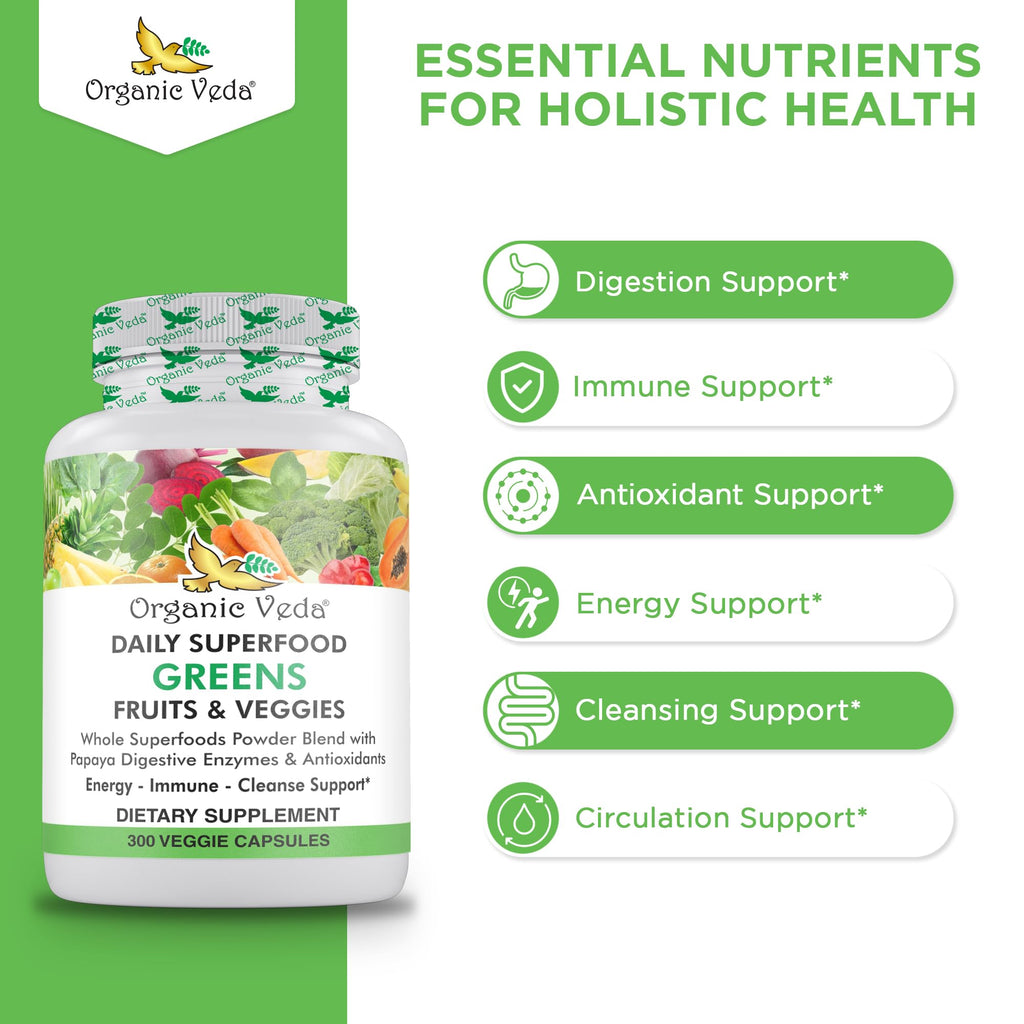 organic fruits and vegetables supplement