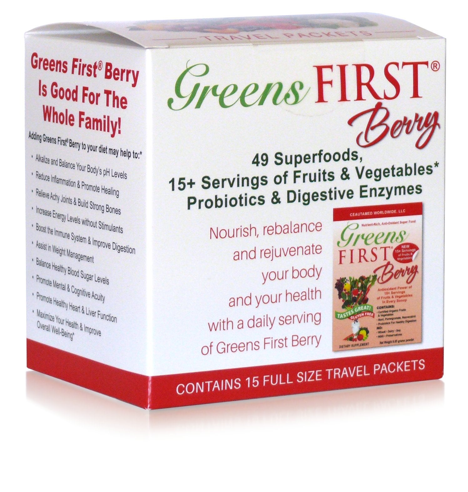 organic fruits and veggies blend