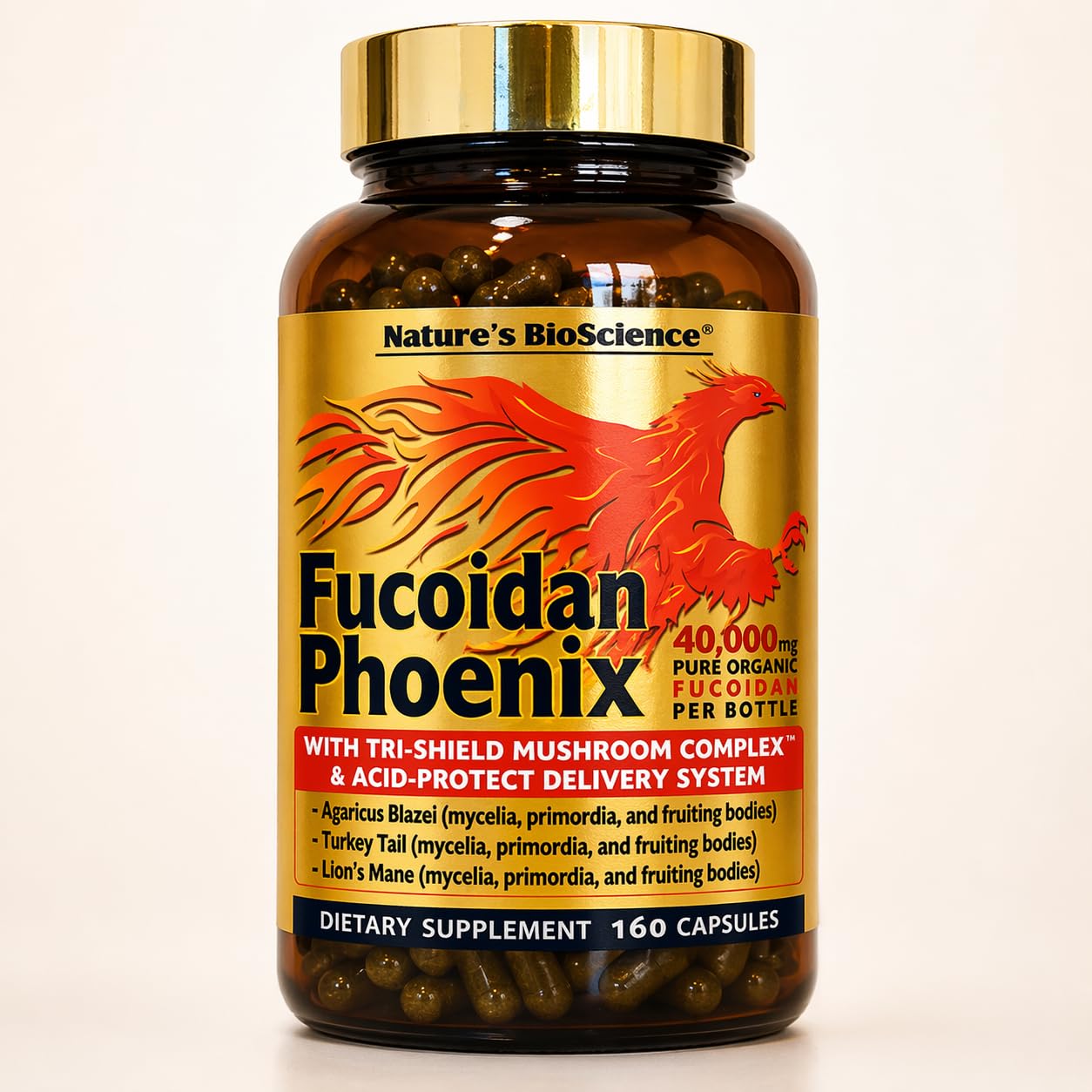 organic fucoidan mushroom supplement