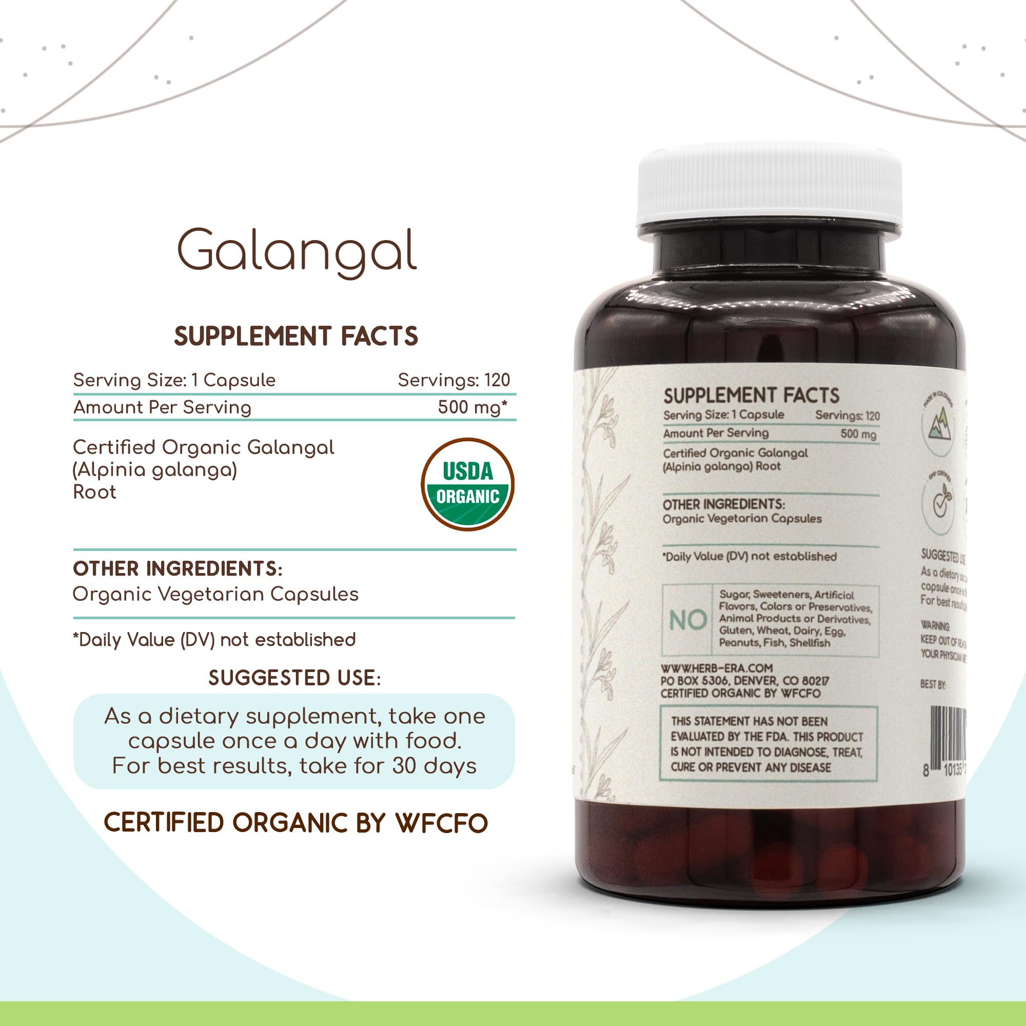 organic galangal for daily health