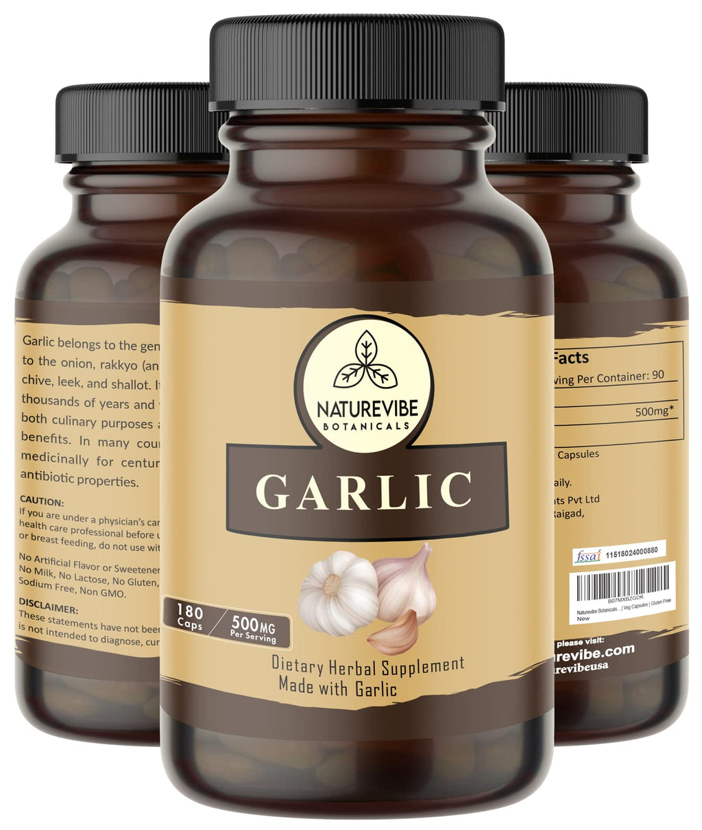organic garlic capsules for health