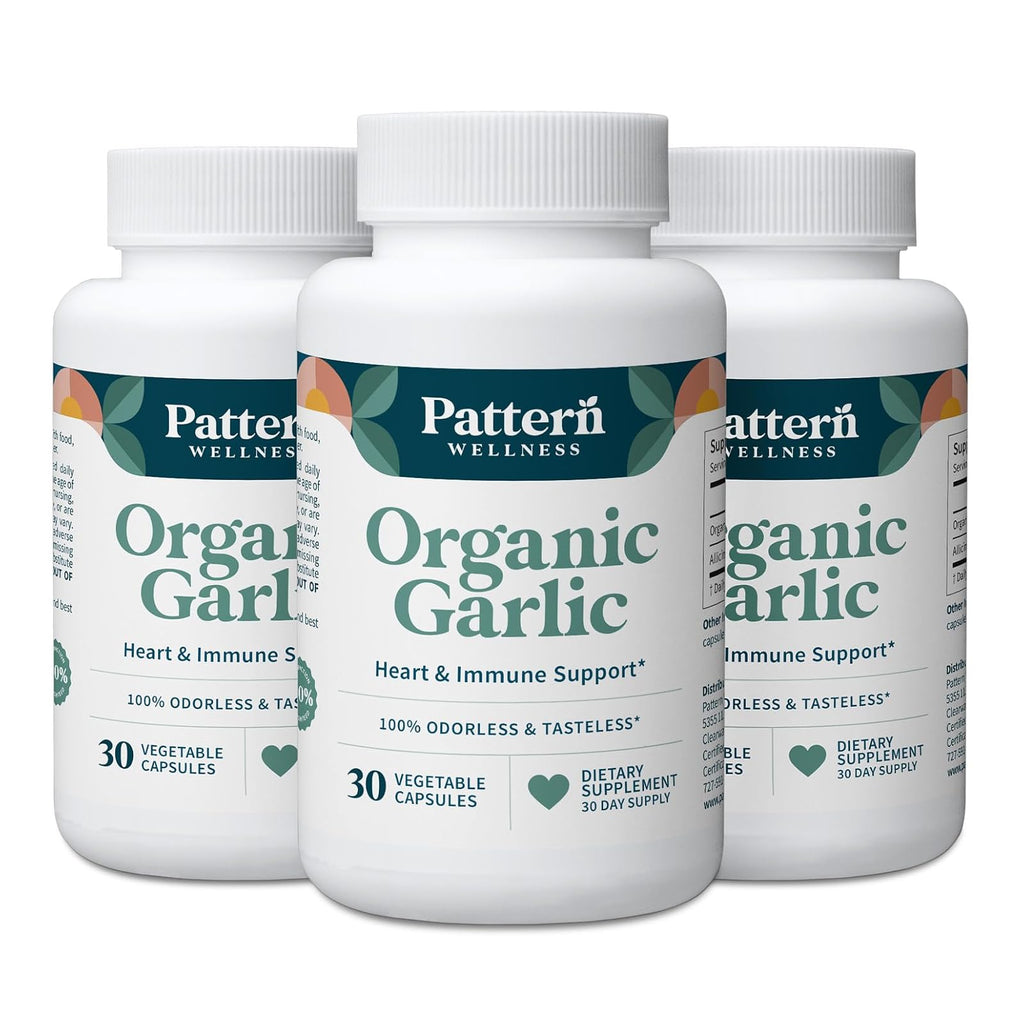 organic garlic capsules for wellness