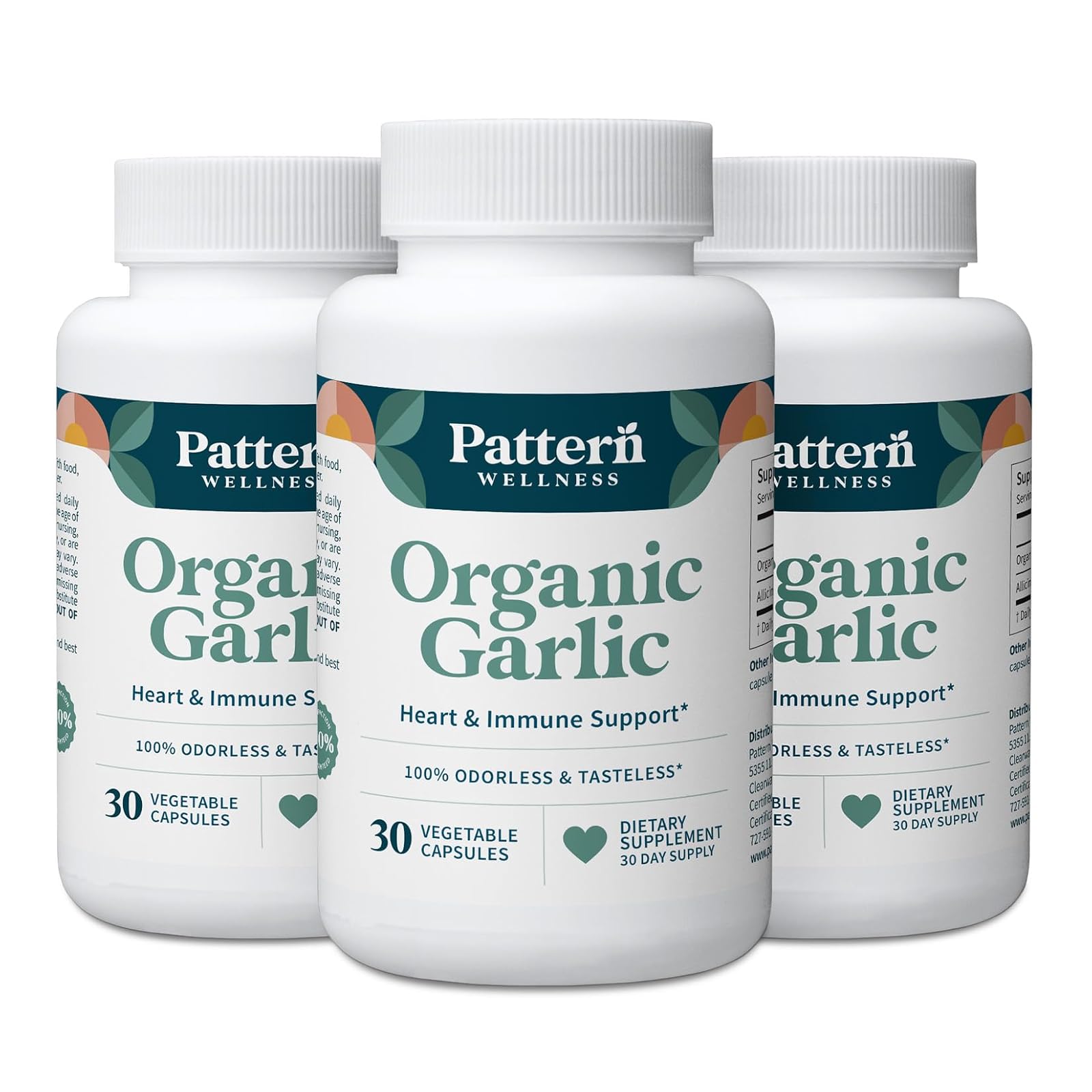 organic garlic capsules for wellness