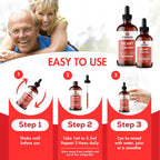 Organic garlic drops for heart support