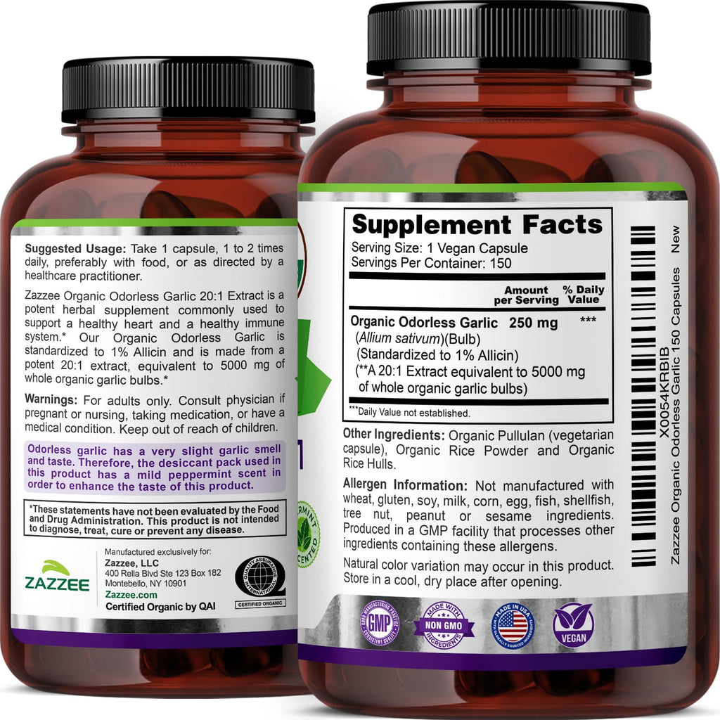 organic garlic extract for daily use