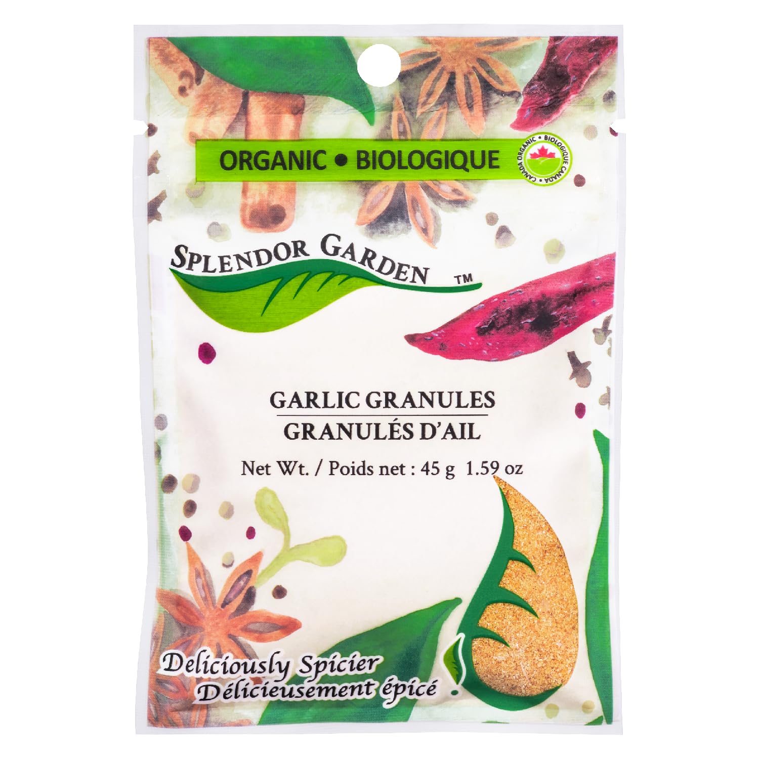organic garlic granules for cooking