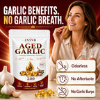 Organic garlic softgels for wellness