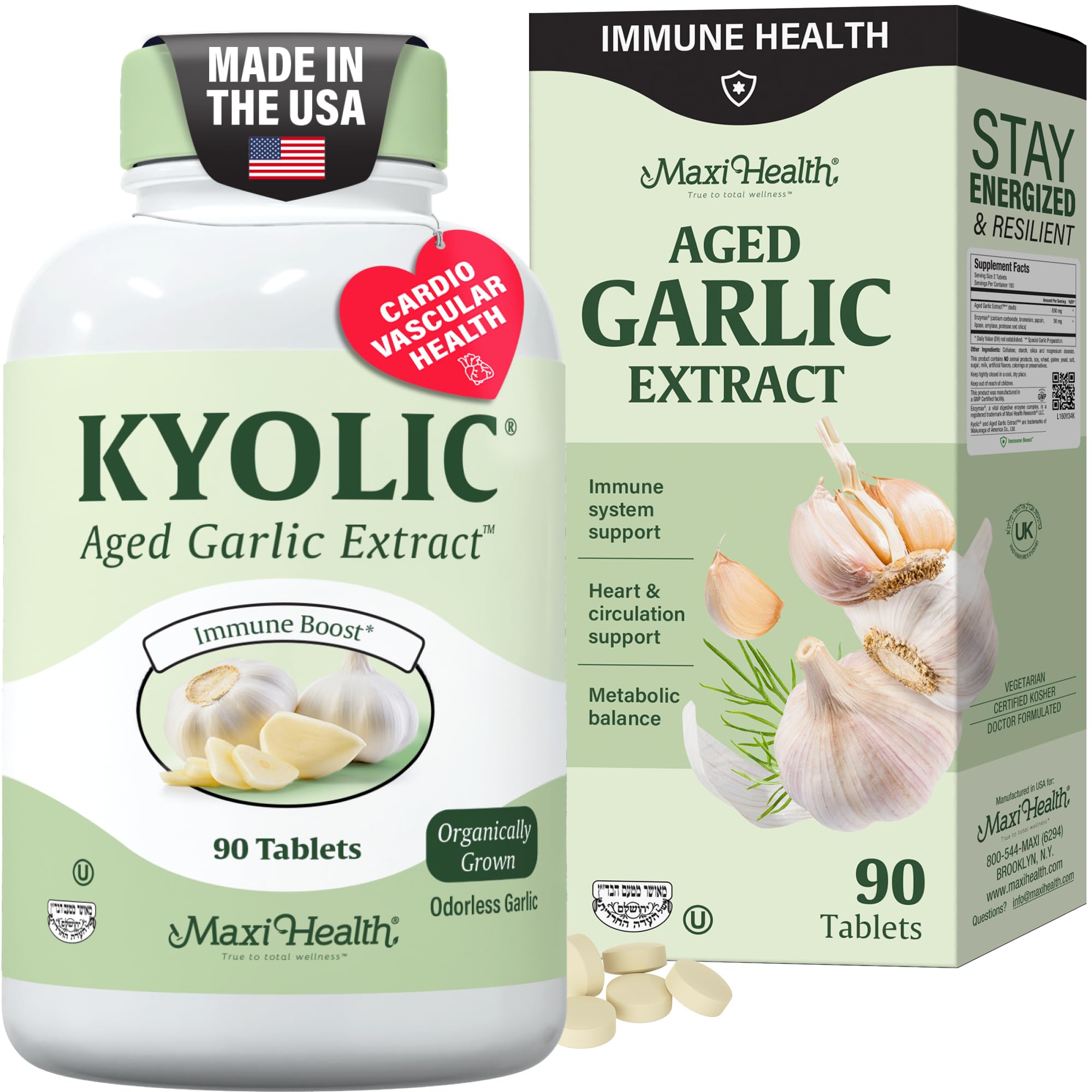organic garlic supplement for immunity