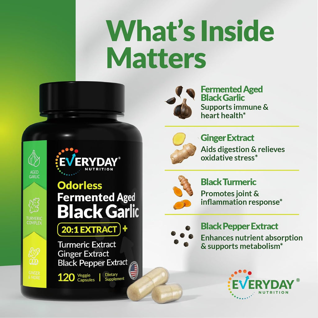 Organic garlic supplement for wellness