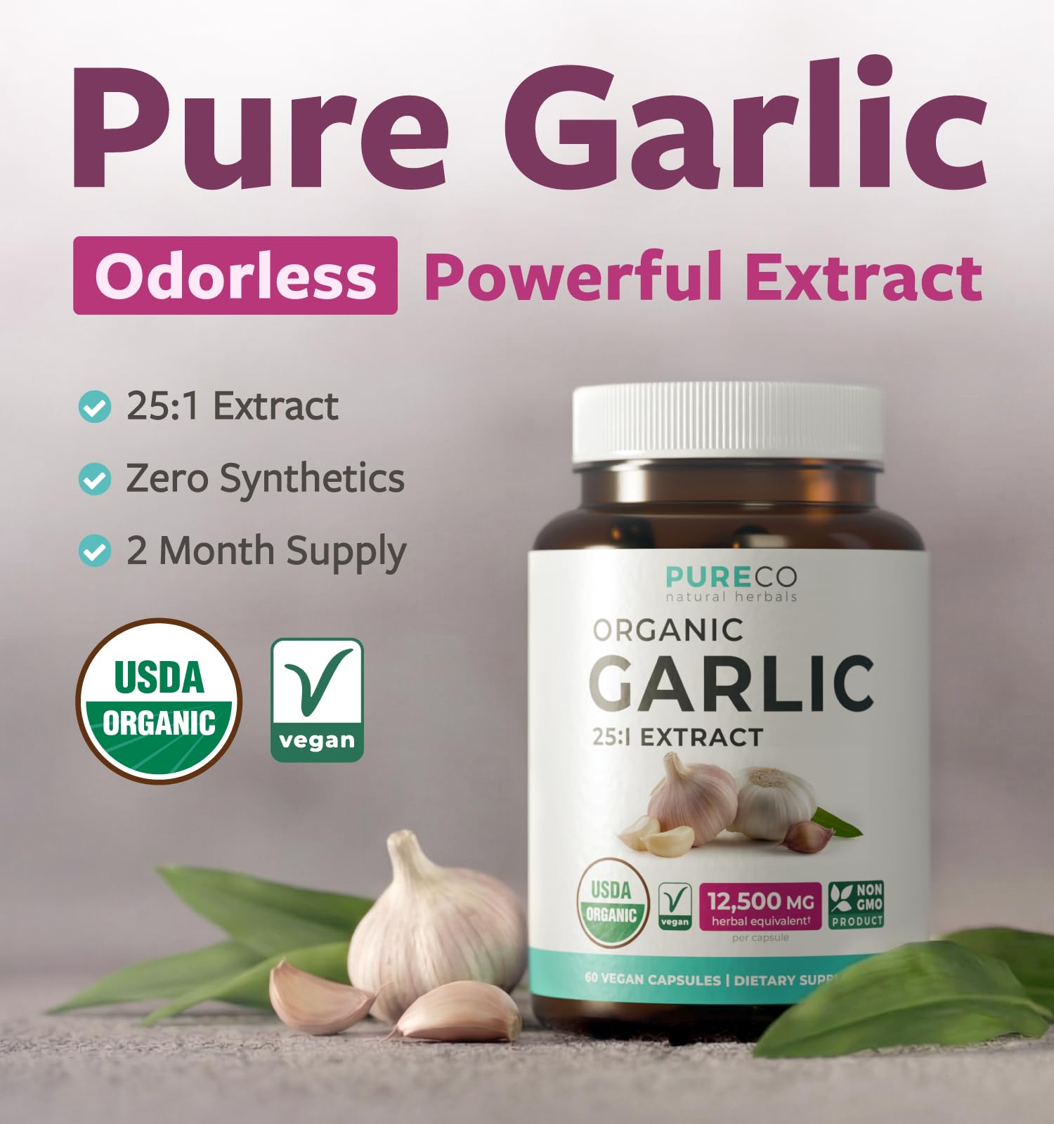 organic garlic supplements for immunity