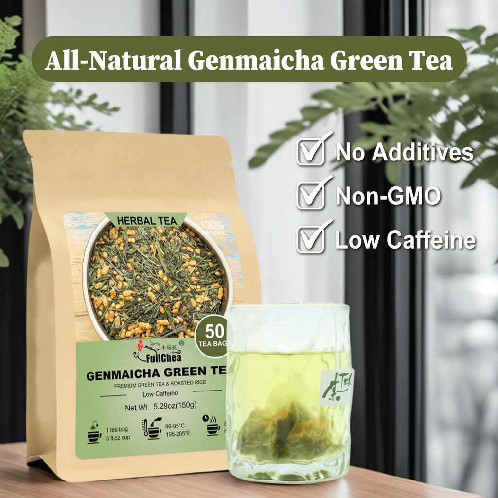 organic genmaicha green tea blend