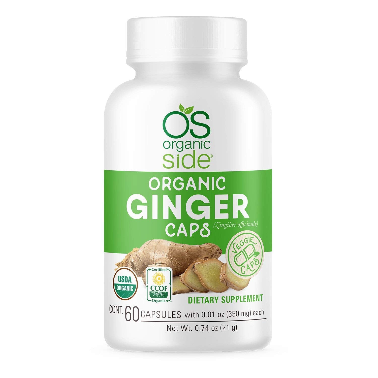 organic ginger capsules for wellness
