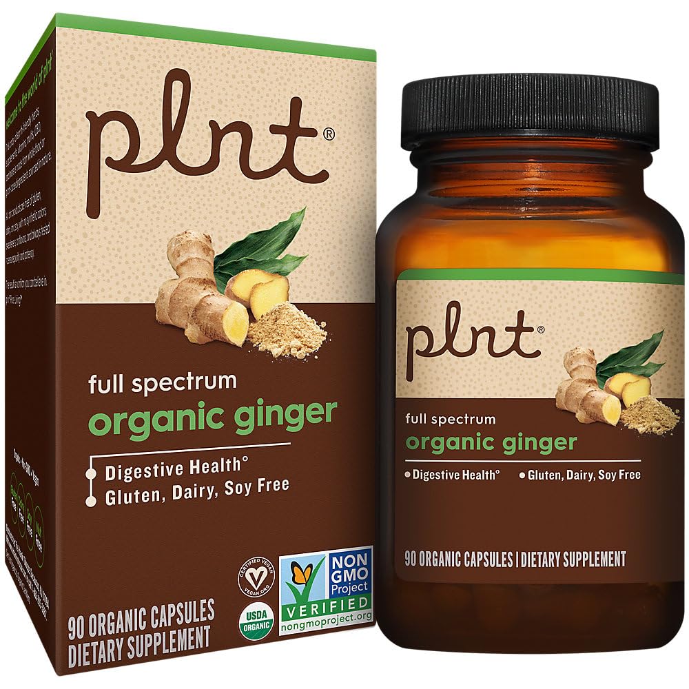 organic ginger capsules for wellness