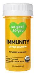 organic ginger cayenne immunity shot