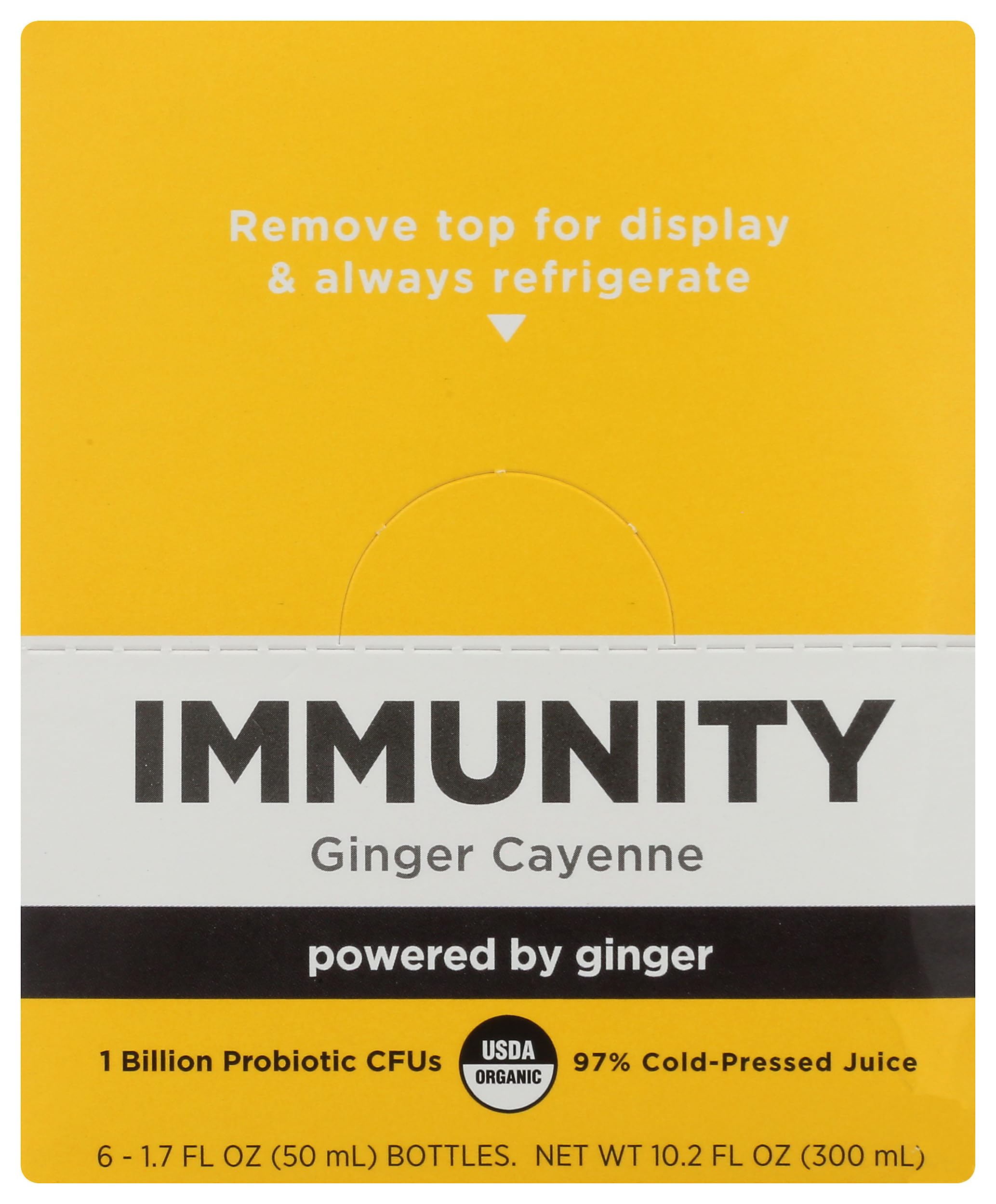 organic ginger cayenne immunity shots