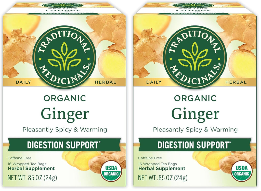 organic ginger herbal tea bags