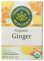 organic ginger herbal tea bags