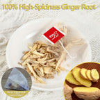 organic ginger root infusion