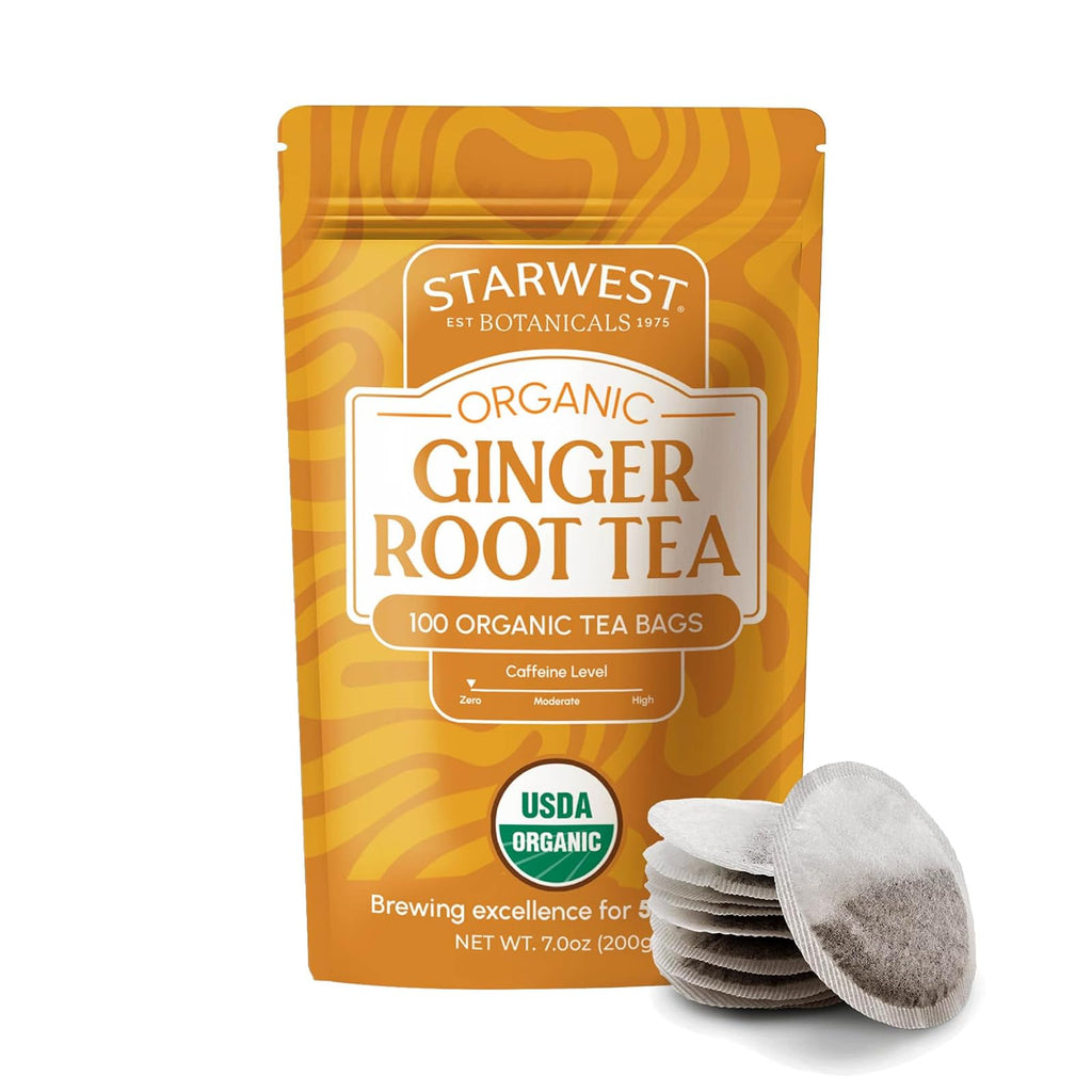 organic ginger root tea bags