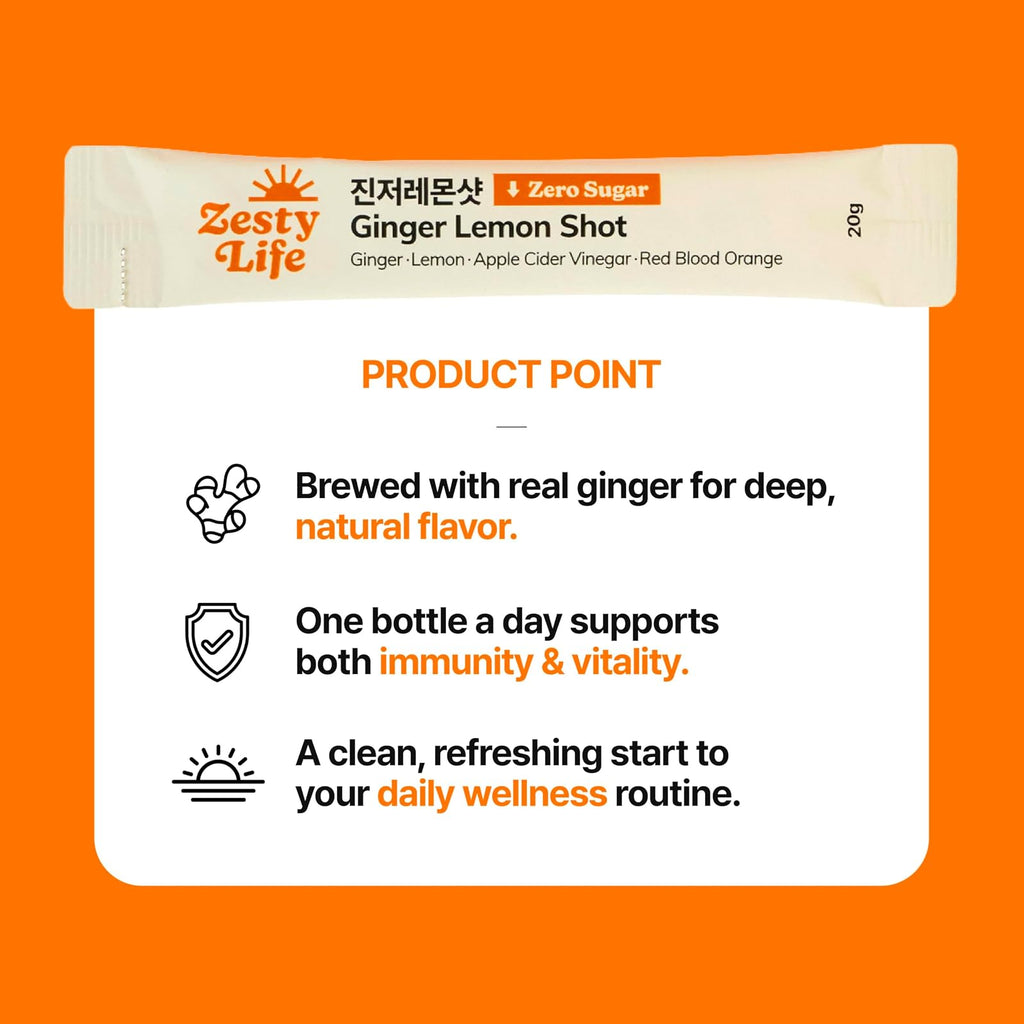 organic ginger shots for vitality