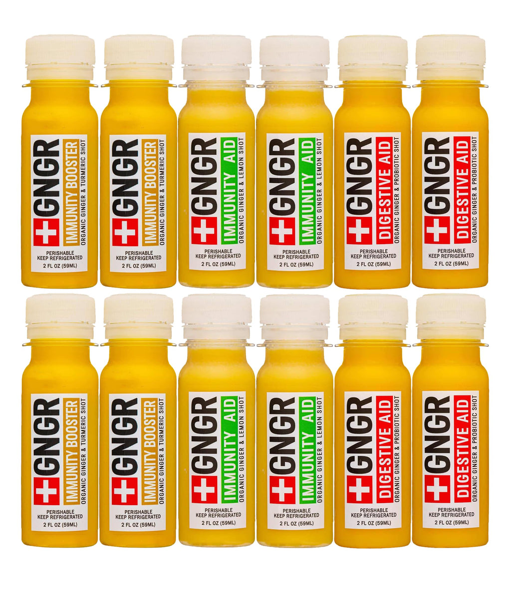 organic ginger shots variety pack