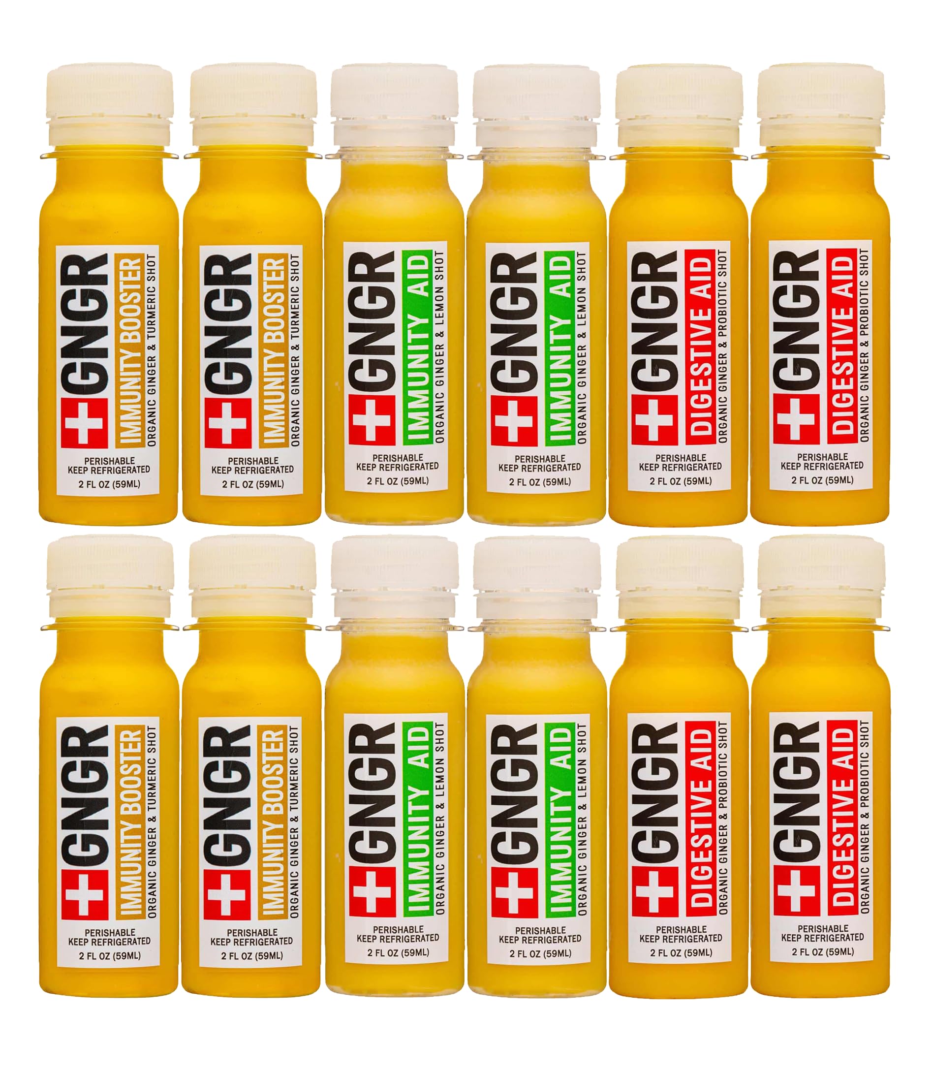 organic ginger shots variety pack