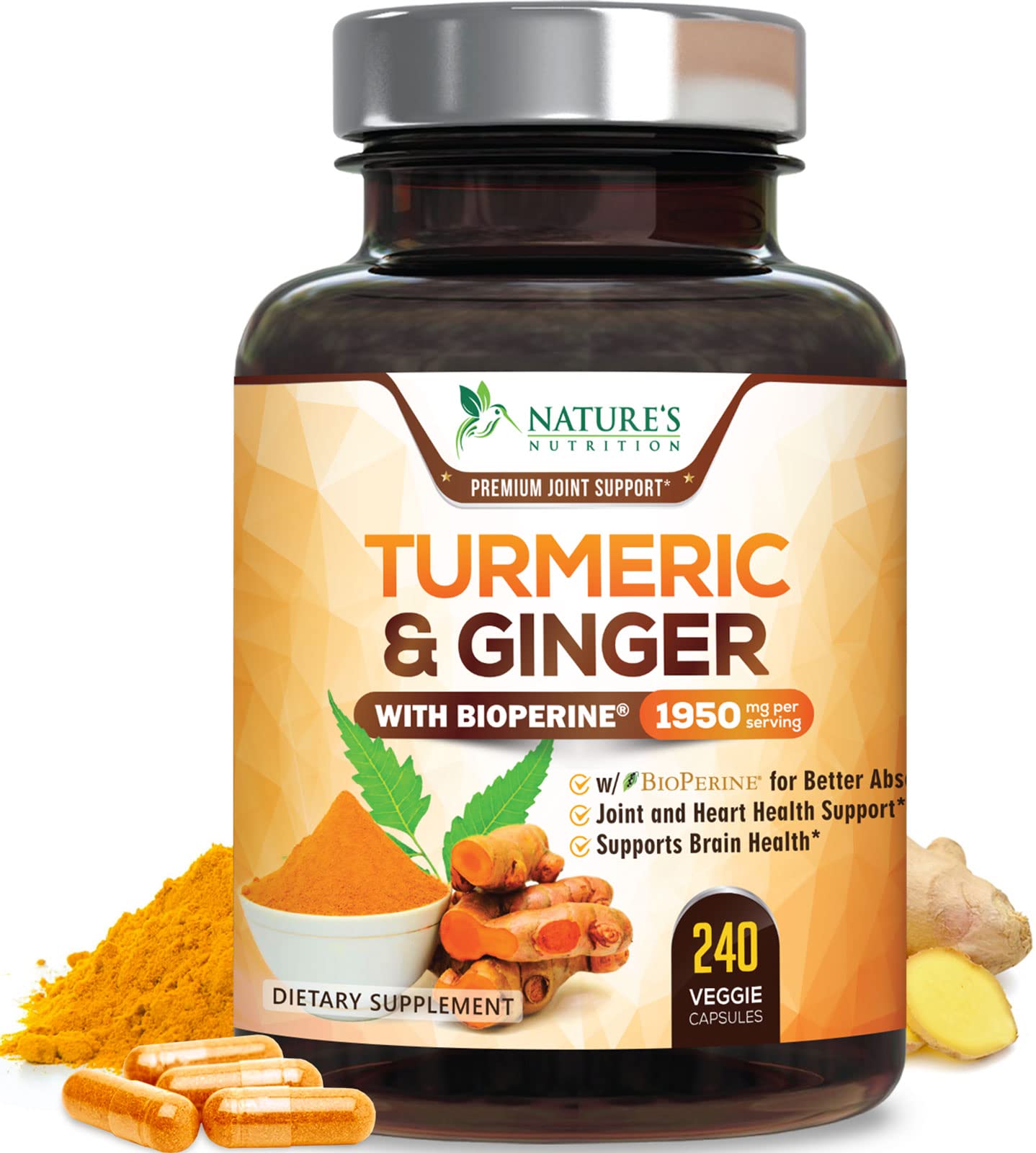 organic ginger supplement for wellness