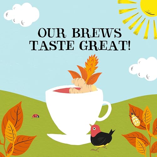 Organic ginger tea for energy