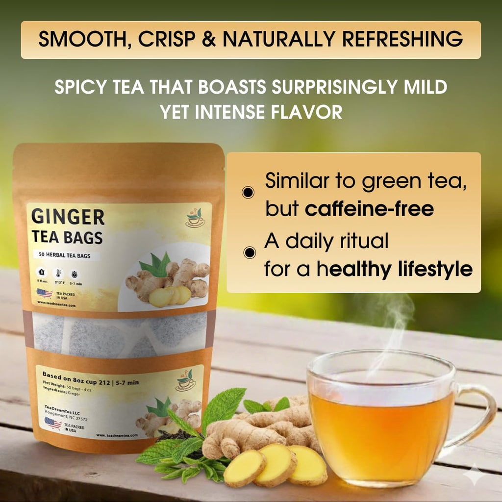 organic ginger tea for relaxation